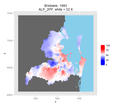 Brisbane urban area maps