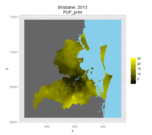 Brisbane urban area maps
