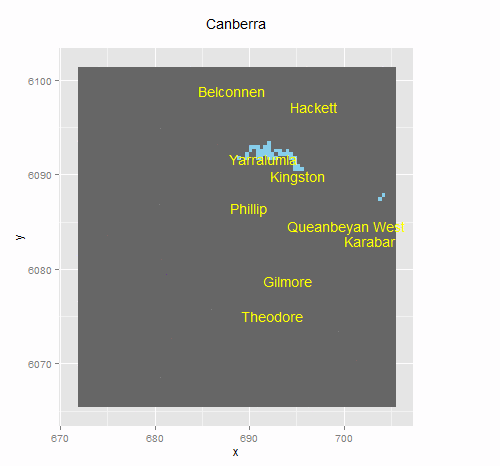 Canberra maps