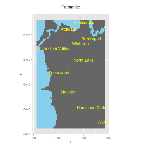 Fremantle maps