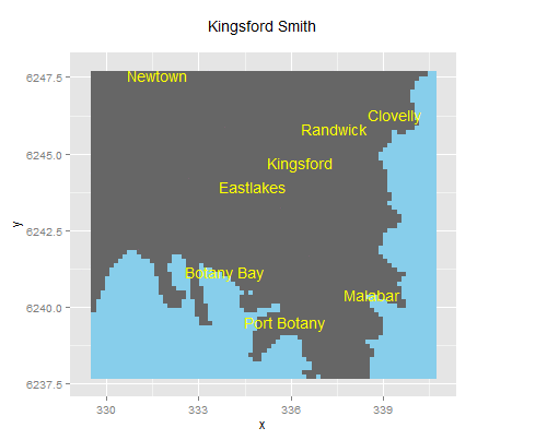 Kingsford Smith maps