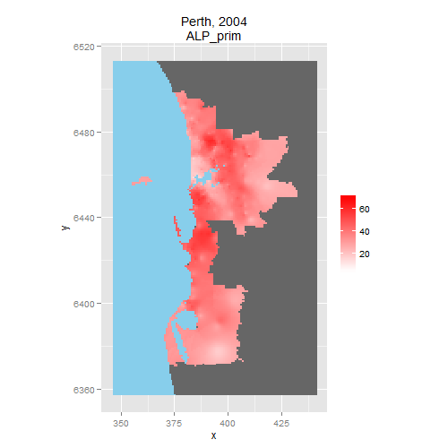 Perth urban area maps
