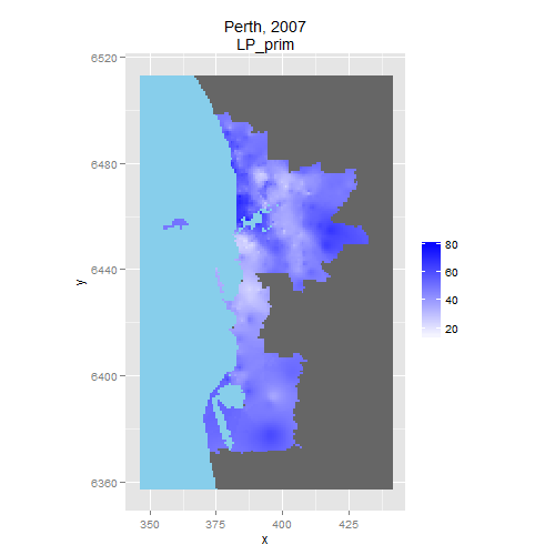 Perth urban area maps