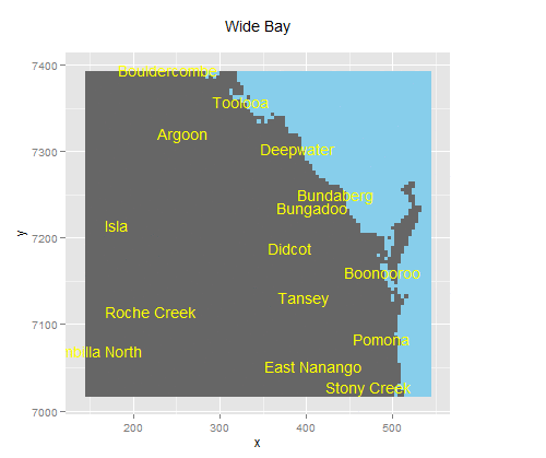 Wide Bay maps